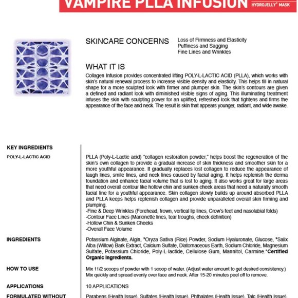 ESTHEMAX | Skincare | Esthemax Vampire Plla Infusion Hydrojelly Mask ...